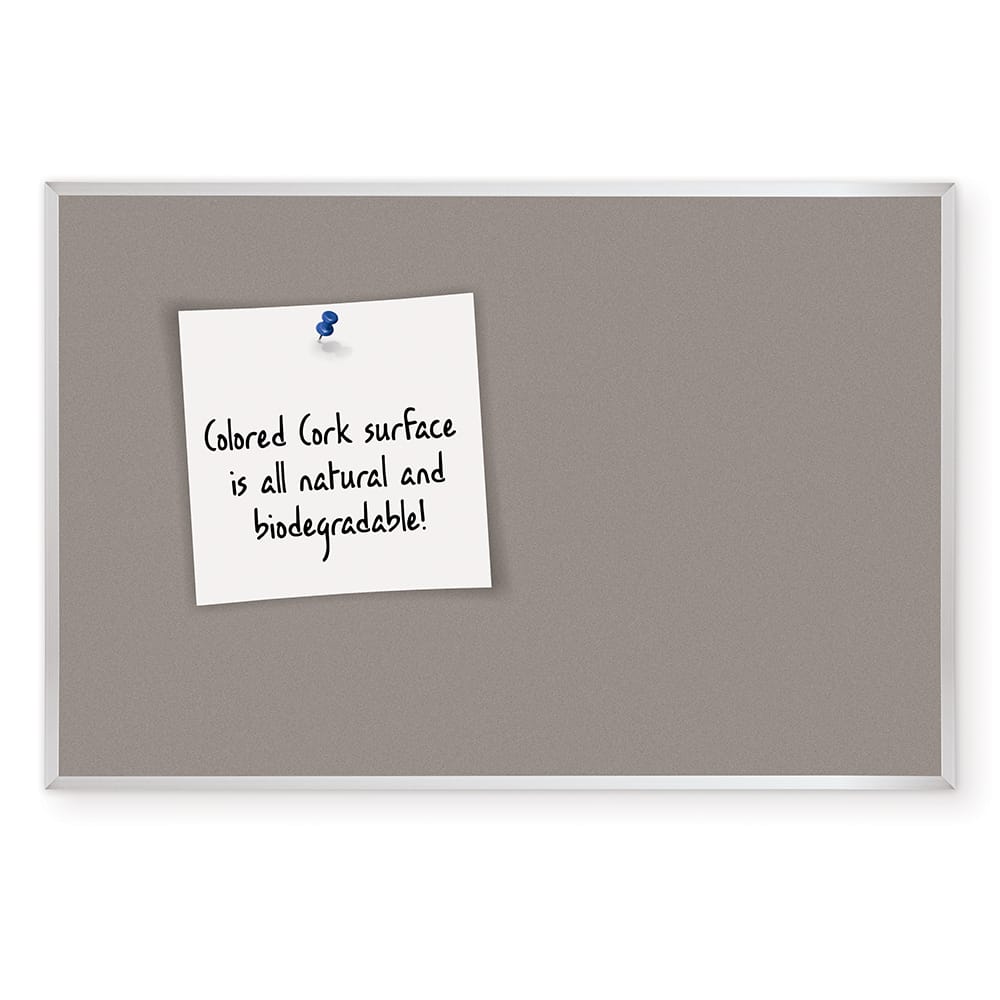Natural Cork Tackboard – Aluminum Trim | MooreCo