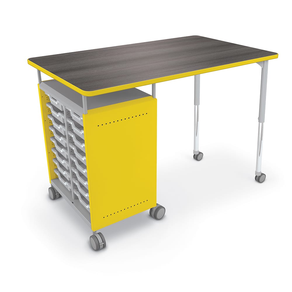 Compass Single Cabinet Teacher Workstation | MooreCo