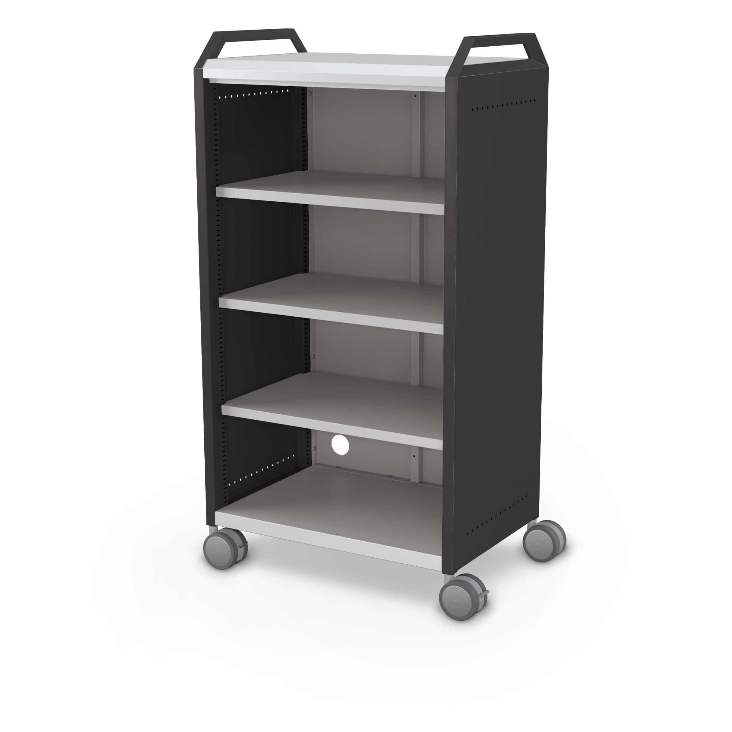 Compass Dual Cabinet Teacher Desk | MooreCo