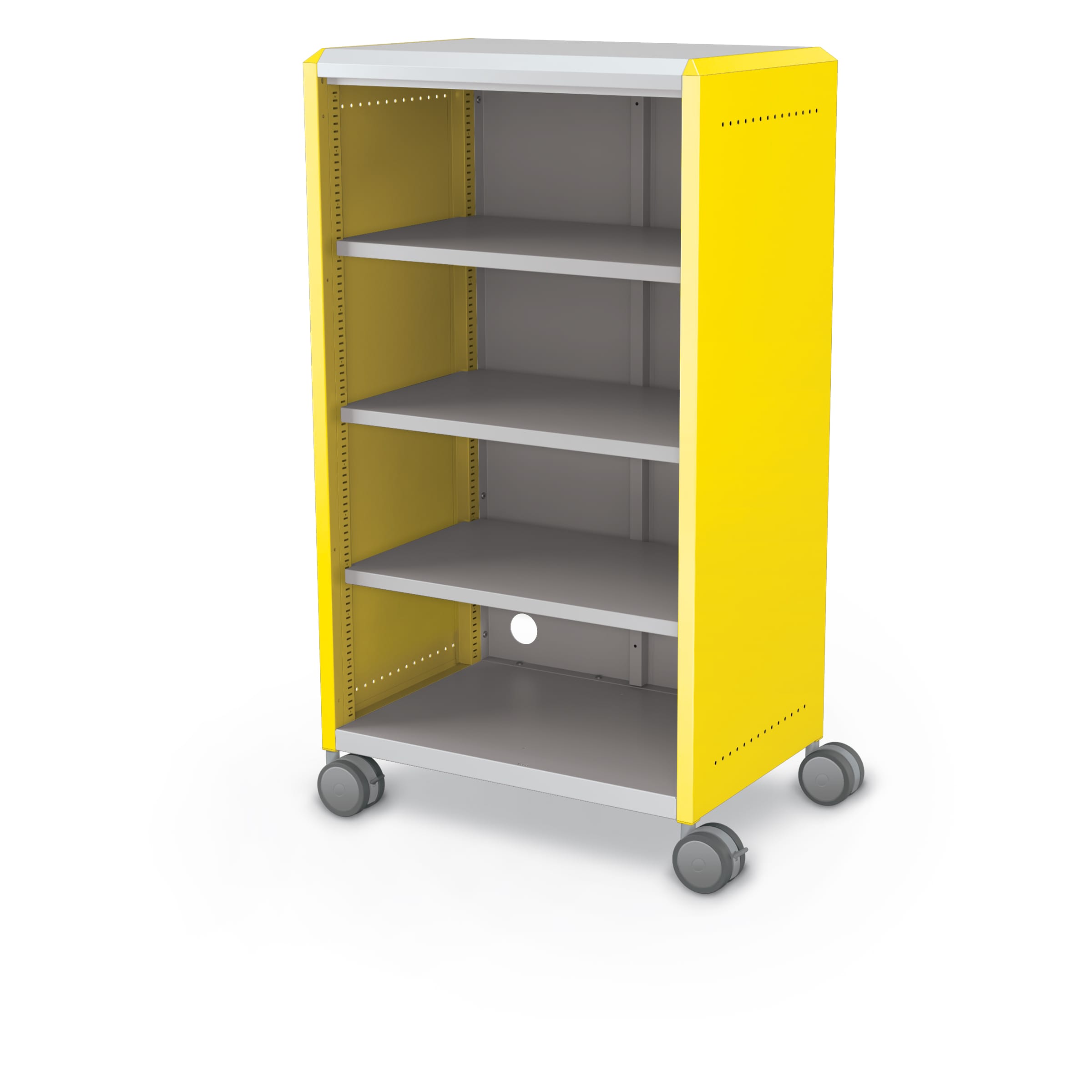 Compass Dual Cabinet Teacher Desk | MooreCo