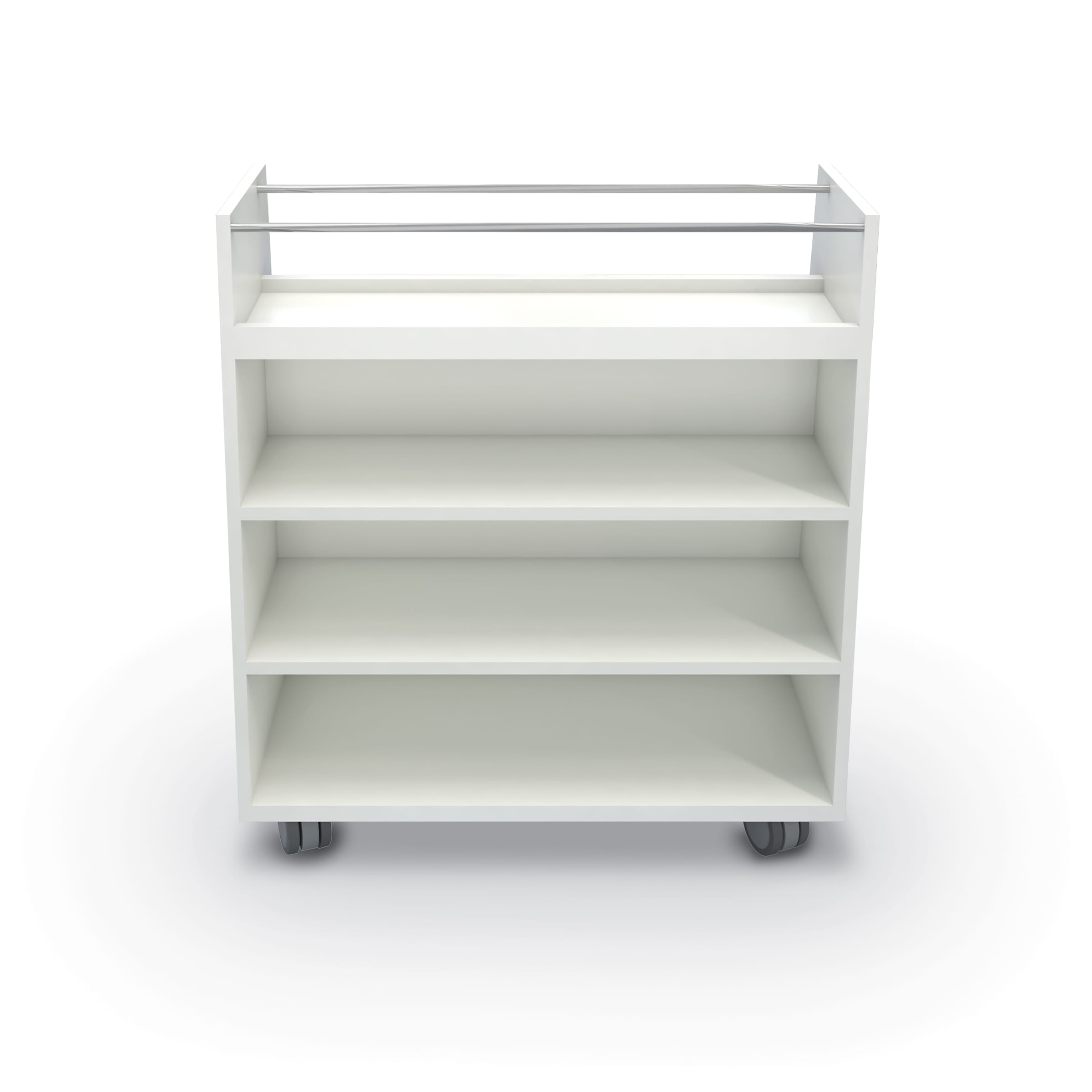 Porto Mobile Angled Book Cart | MooreCo